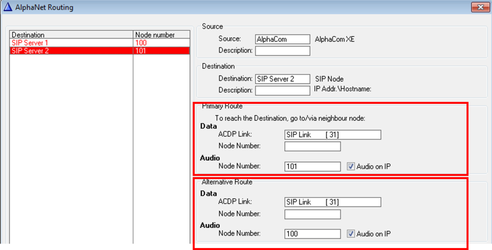 SIP trunk node - configuration - Zenitel Wiki