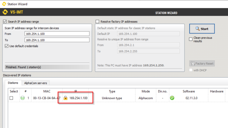 IMT - Discover Stations - Zenitel Wiki