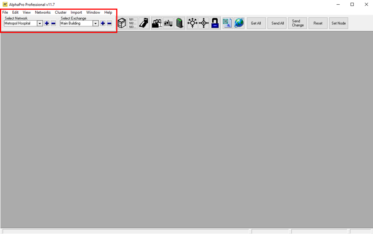 AlphaPro - Main Menu - Zenitel Wiki